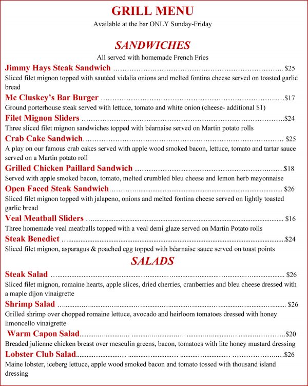 Menus-QR-Code-Old – Jimmy Hays Steakhouse Restaurant, A Traditional ...